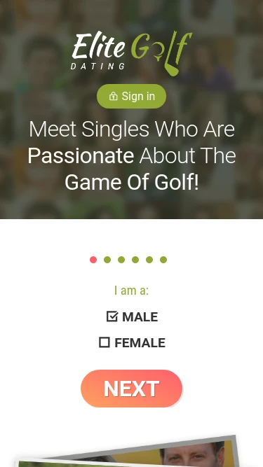 Elite Golf Dating Site